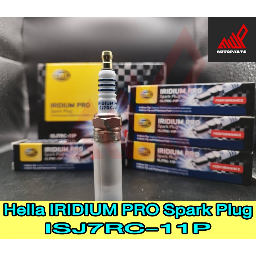 หัวเทียน Hella IRIDIUM PRO Spark Plug (ISJ7RC-11P) | Shopee Thailand