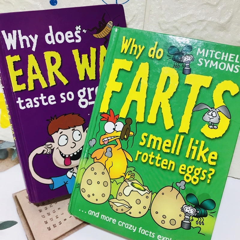 รวมปก why does ear wax raste so gross? หนังสือการ์ตูน ปกแข็งมือสอง ...