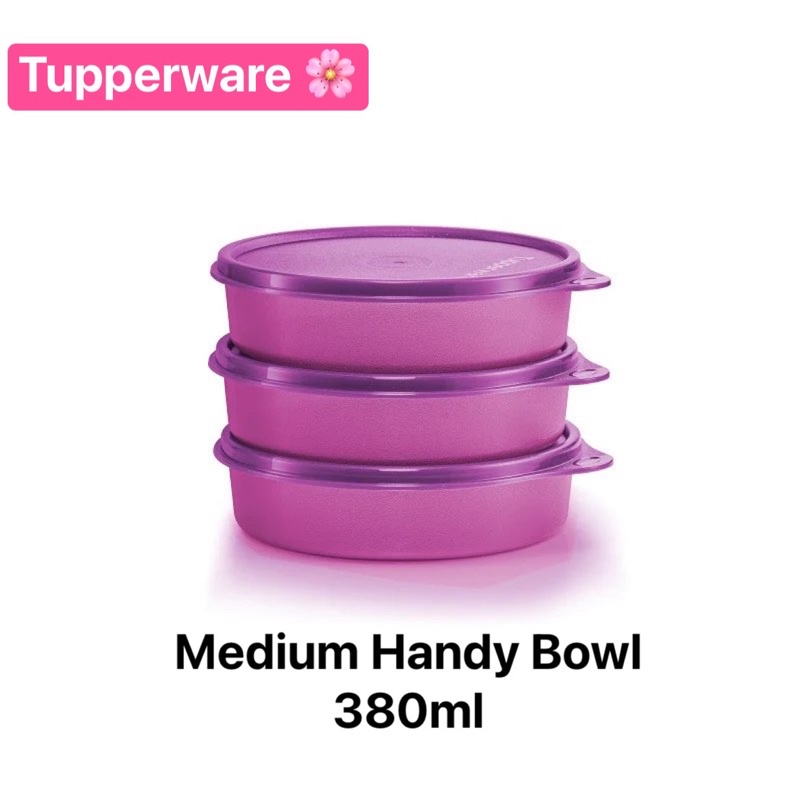 กระปุก Tupperware รุ่น Medium Handy Bowl 380ml | Shopee Thailand