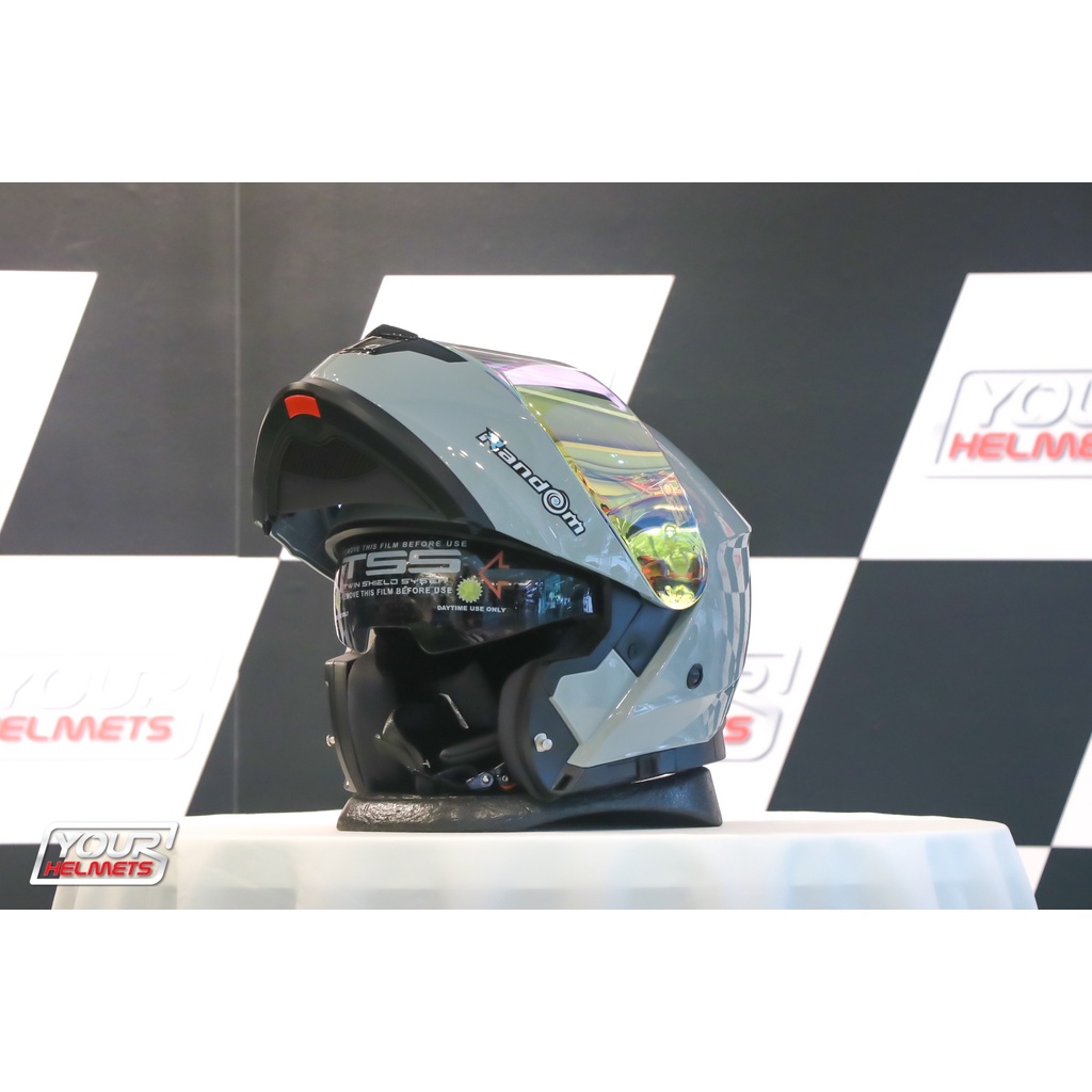 หมวกกันน็อค RANDOM HELMETS รุ่น MATRIX GREY | Shopee Thailand