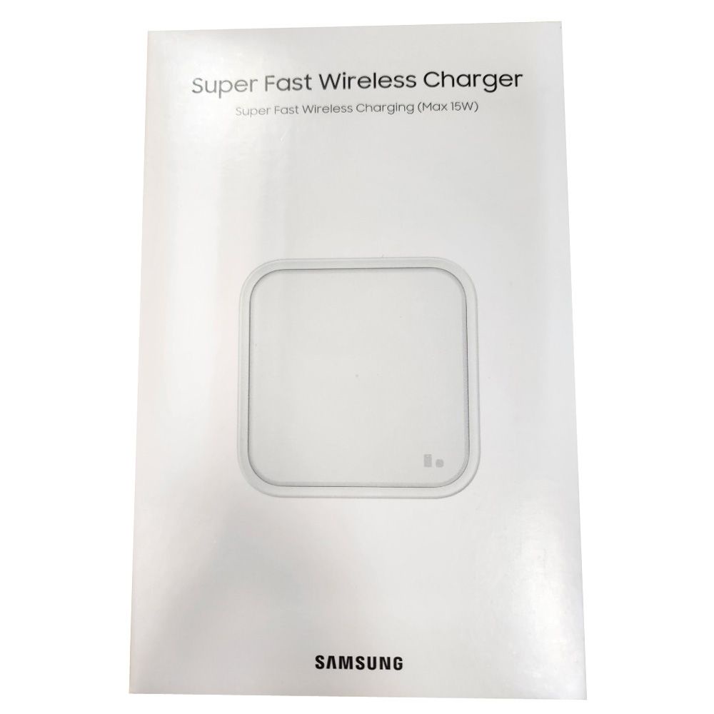 Samsung EP-P2400 Super Fast Wireless Charger Pad ( White, UK Plug ) - Max 15W | Shopee Thailand