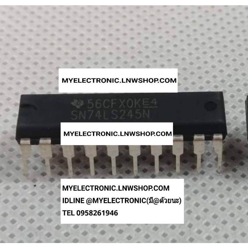 74LS245 SN74LS245N SN 74LS245 N SN74LS245 74LS245 ไอซี IC ยี่ห้อ TAXAS ...