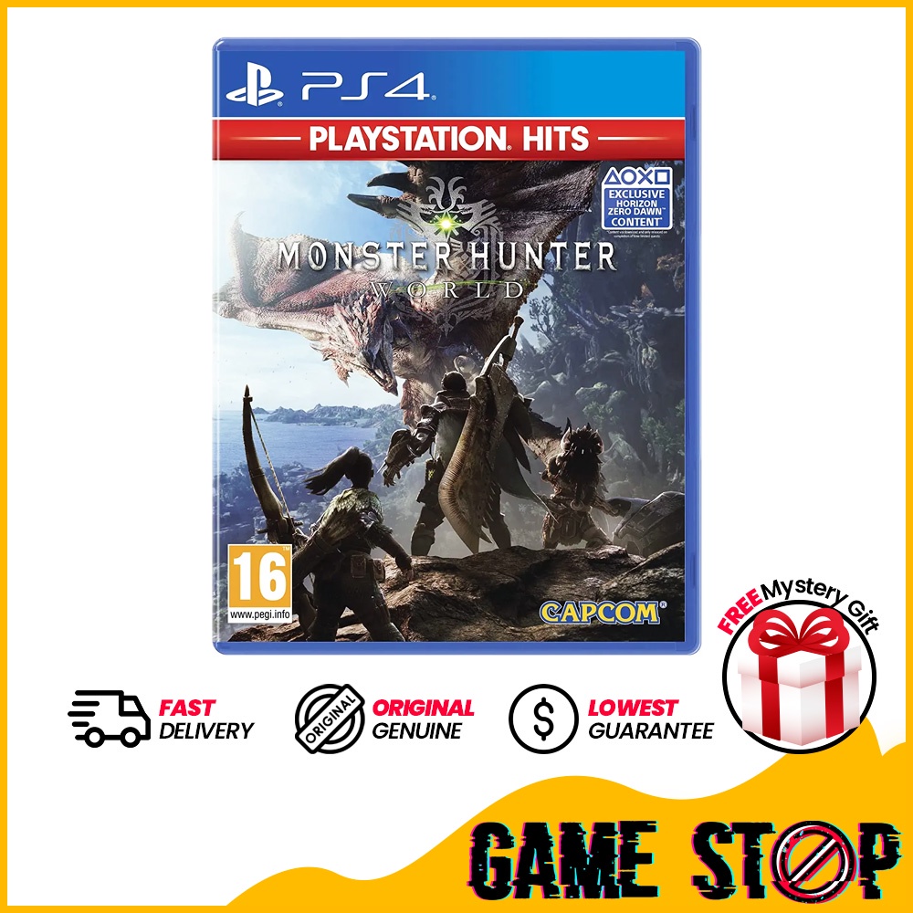 Ps4 Monster Hunter World เวอร์ชั่นภาษาอังกฤษ | Shopee Thailand
