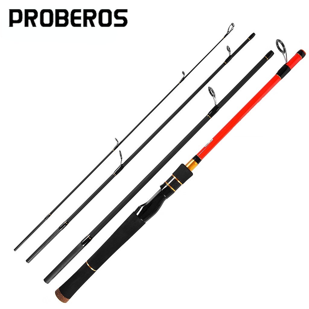 LEO Fishing Rod คันเบ็ด 1.8M/1.98M/2.1M/2.4M Spinning rod 4 Section คัน ...