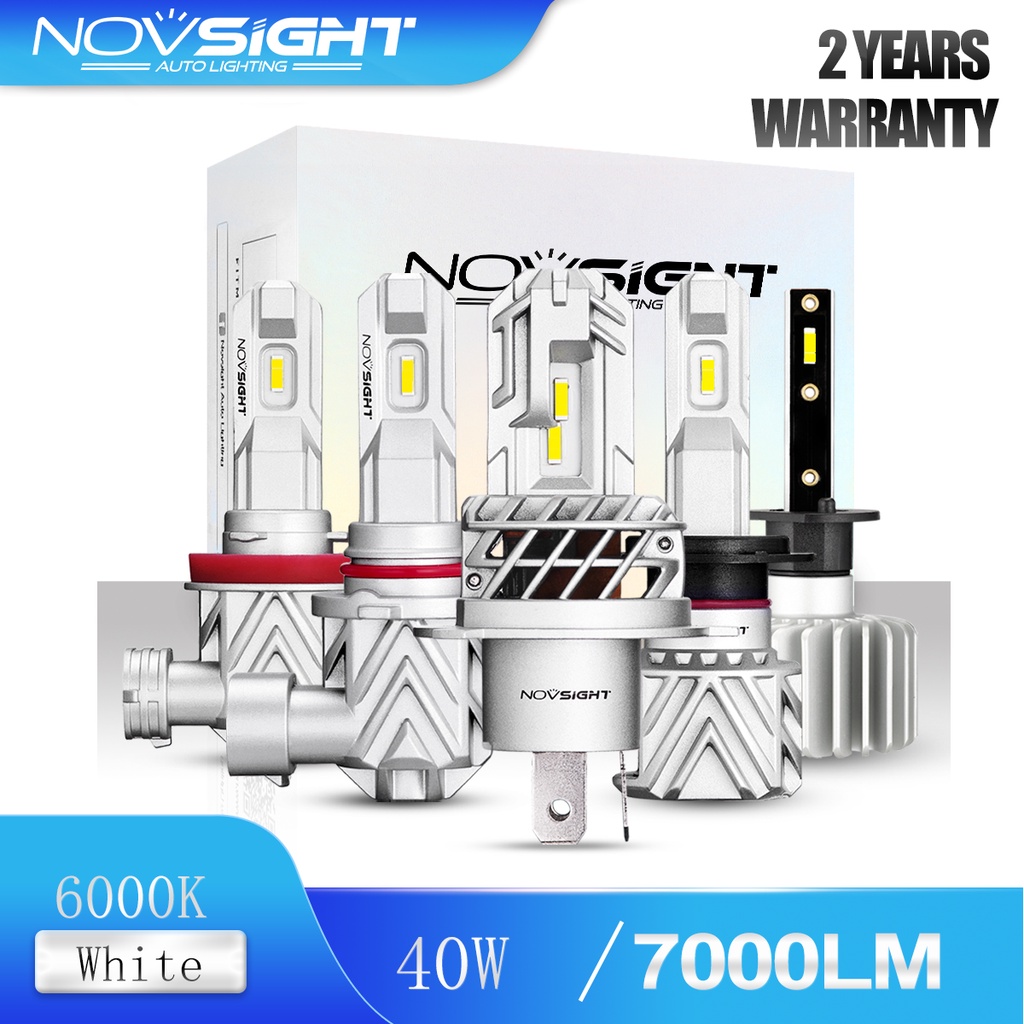 Novsight 9005 9006 H1 H11 H7 H4 ไฟหน้ารถยนต์ led 1:1 สว่างมาก สีขาว ...