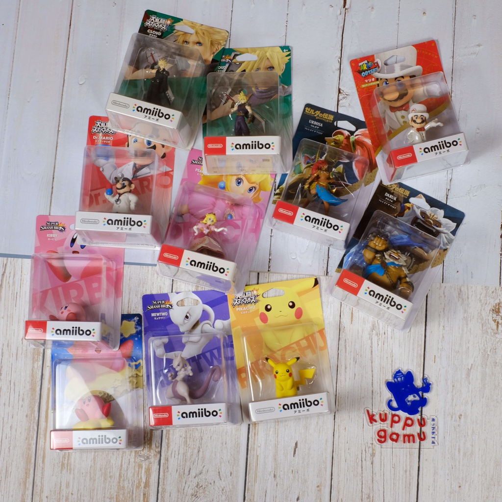 [พร้อมส่งจากไทย] Amibo แท้ Pokemon Super Smash Bros Zelda Mario Monster Hunter อมิโบะ Amiibo for ...