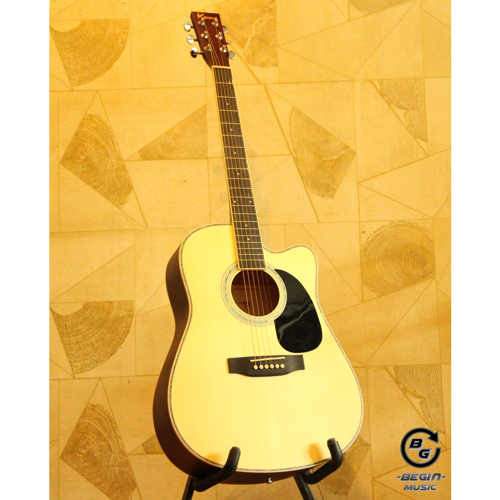 กีต้าร์โปร่งไฟฟ้า41นิ้วเสียงดีมากลดกระหน่ำ60% ด่วน!!! KAMA k-4140C เล่น ...