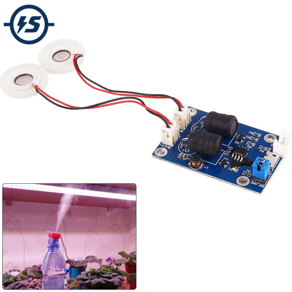 USB Mini Humidifier DIY Kits Ultrasound Mist Maker and Driver Circuit ...