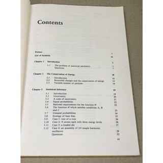 หนังสือมือสอง introductory Statistical Mechanics by david s.betts and ...