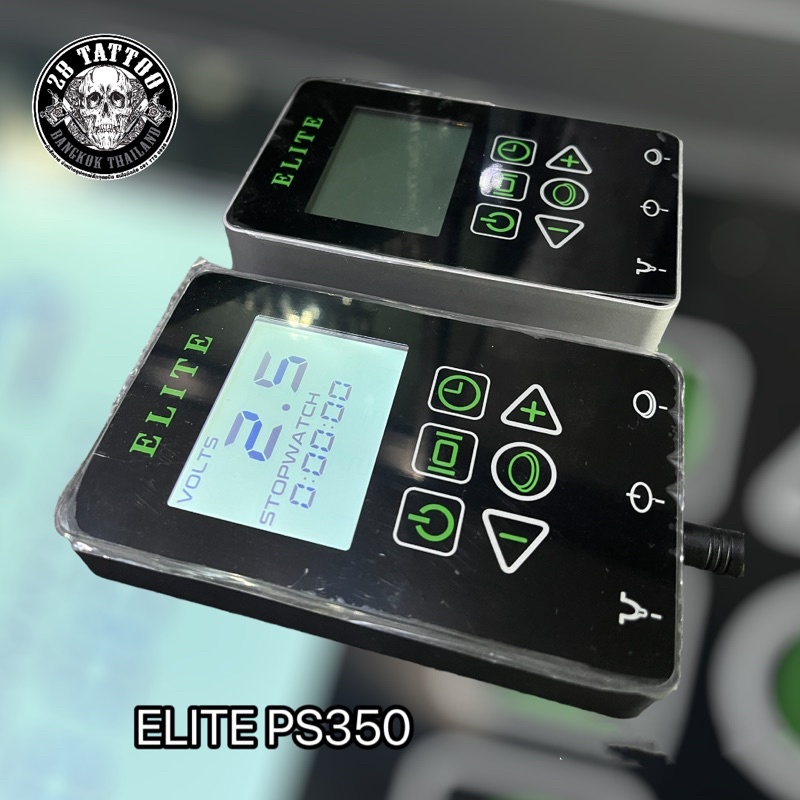 ELITE PS350 พร้อมขาหนีบโต๊ะทำงาน แหล่งจ่ายไฟสำหรับเชื่อมต่อเครื่องสัก ...
