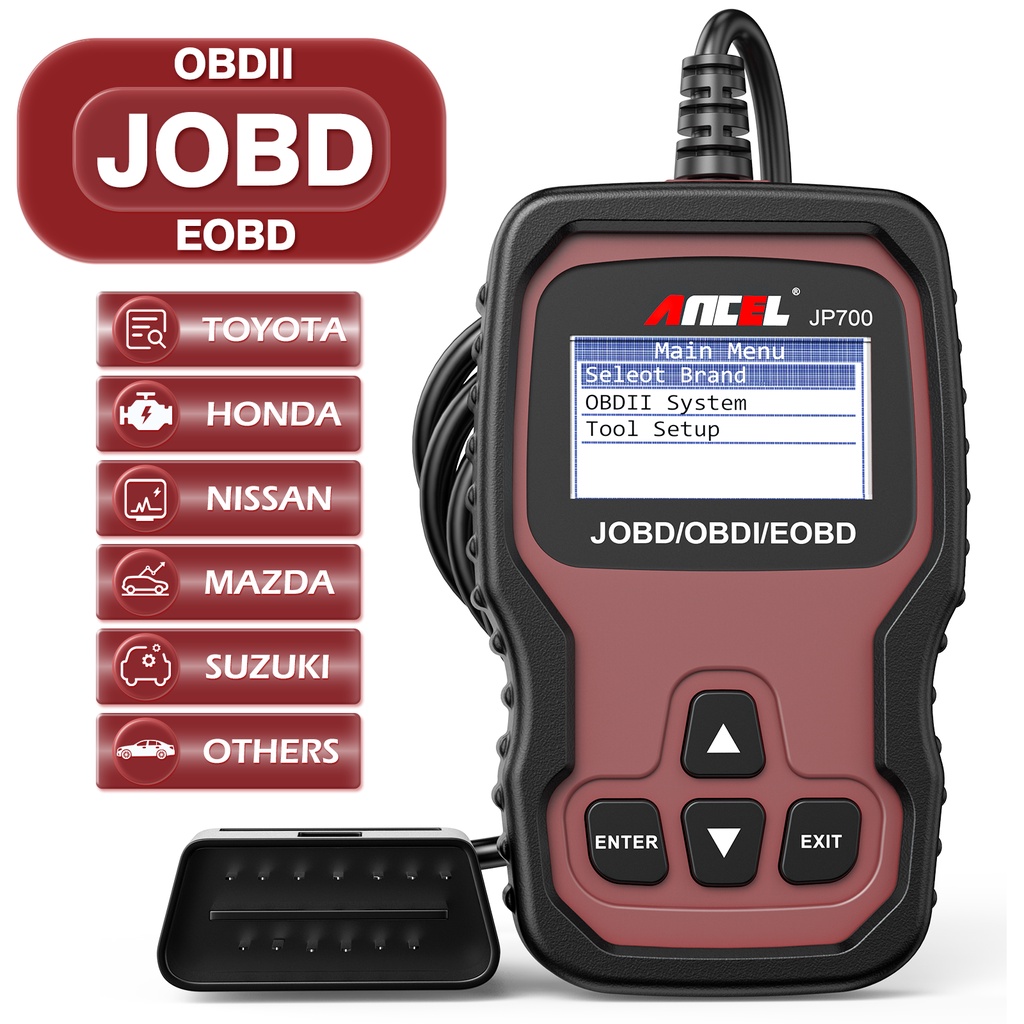ANCEL JP700 OBD2 Scanner professional Japanese Car Diagnostic Tool EOBD ...