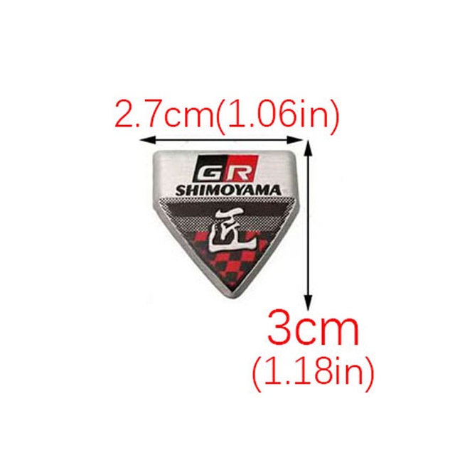 Car Steering Wheel Center Logo Emblem Labeling Sticker For Toyota Gr ...