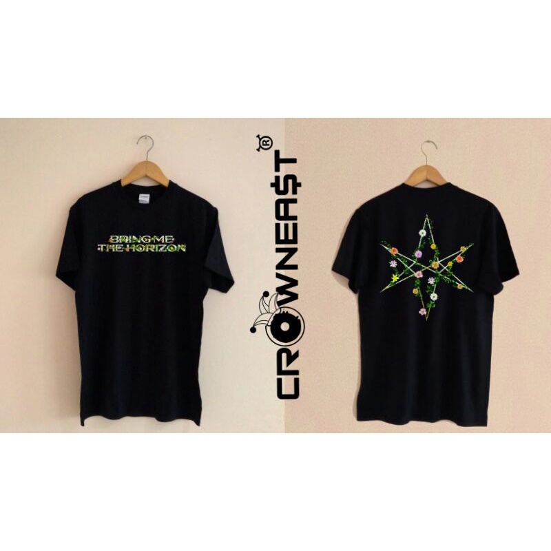เสื้อยืดพรีเมี่ยม พิมพ์ลายดอกไม้ Bmth FLOWER HEX | Shopee Thailand