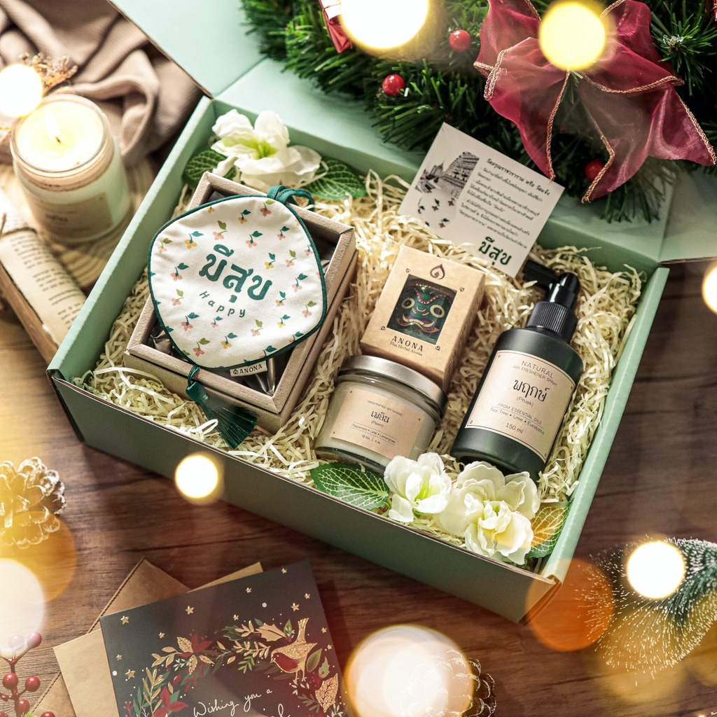 🎄MERRY CHRISTMAS GIFT SET | เซตของขวัญพรีเมียมสำหรับอวยพรวันเกิด หรือโอกาสต่างๆ | Shopee Thailand