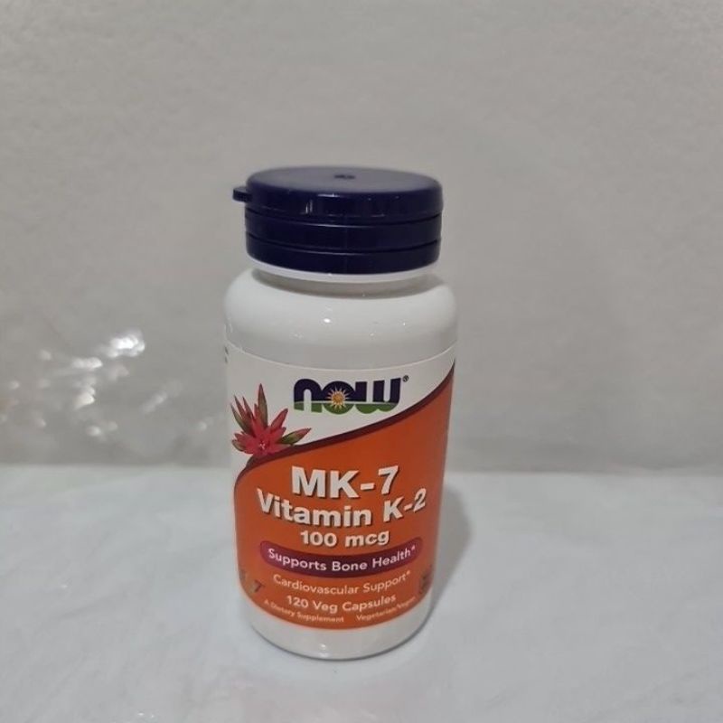[Now Foods ] MK-7 วิตามิน K-2 ขนาด 100 มคก. บรรจุ 120 แคปซูล | Shopee ...