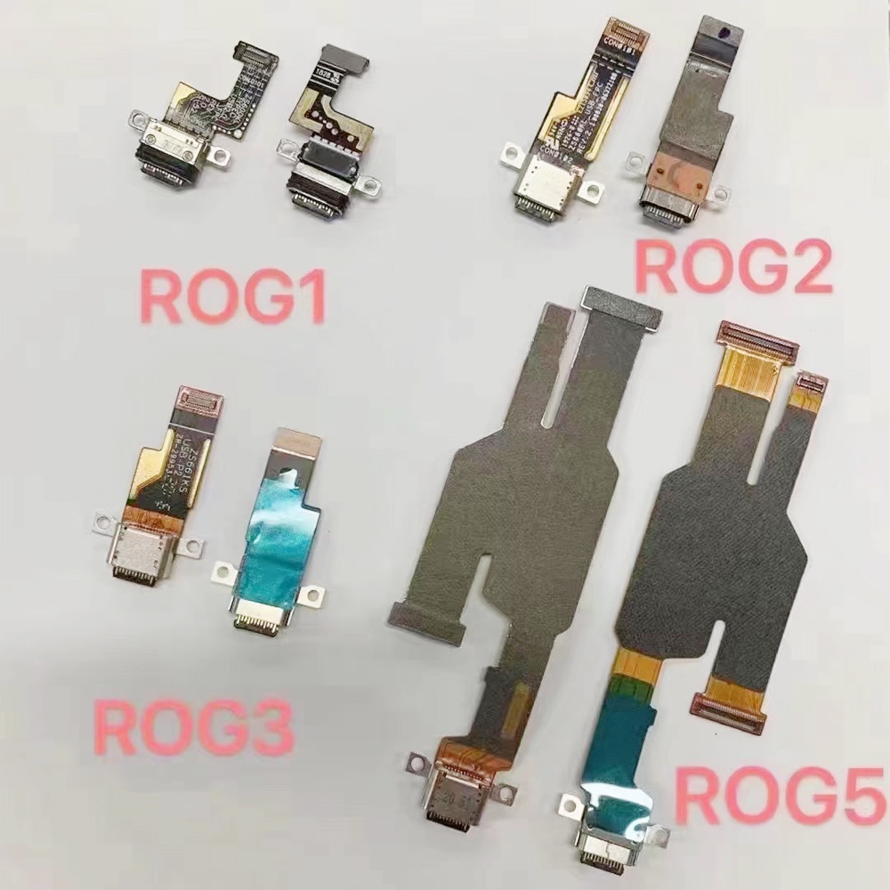 สาย USB Flex สําหรับ ASUS Rog โทรศัพท์ 1 ZS600KL Rog 2 ZS660KL Rog 3 ...