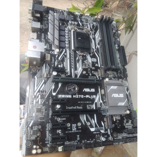 เมนบอร์ด Asus PRIME H270 PLUS Socket 1151 usb3 ddr4 gen6-7 มีฝาหลัง ...
