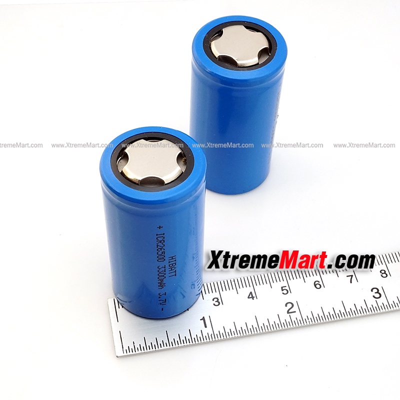 แบตเตอรี่ชาร์จได้ Li-ion 26500 3.7V 3200mAh (ราคาต่อก้อน) Battery for ...