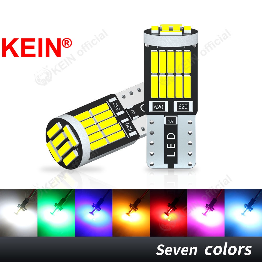 Kein 2PCS T10 Led W5W 194 168 501 ภายในรถไฟแสดงสถานะสัญญาณ 26SMD 4014 โดมประตูที่จอดรถโคมไฟ ...