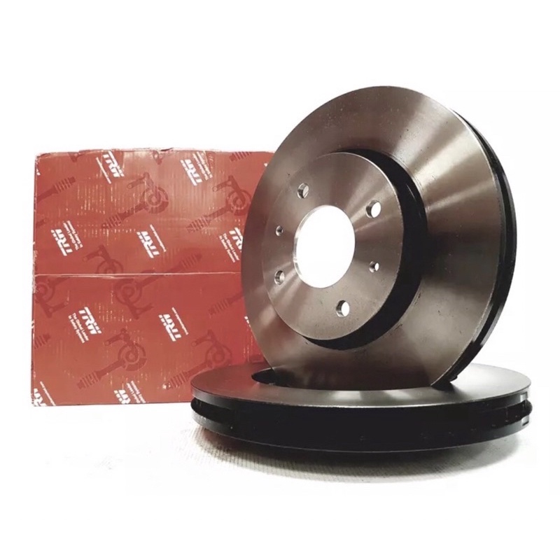 ชุดจานเบรคคู่หน้าสำหรับ Mitsubishi New lancer cs3,cs9 (2ใบ) | Shopee ...