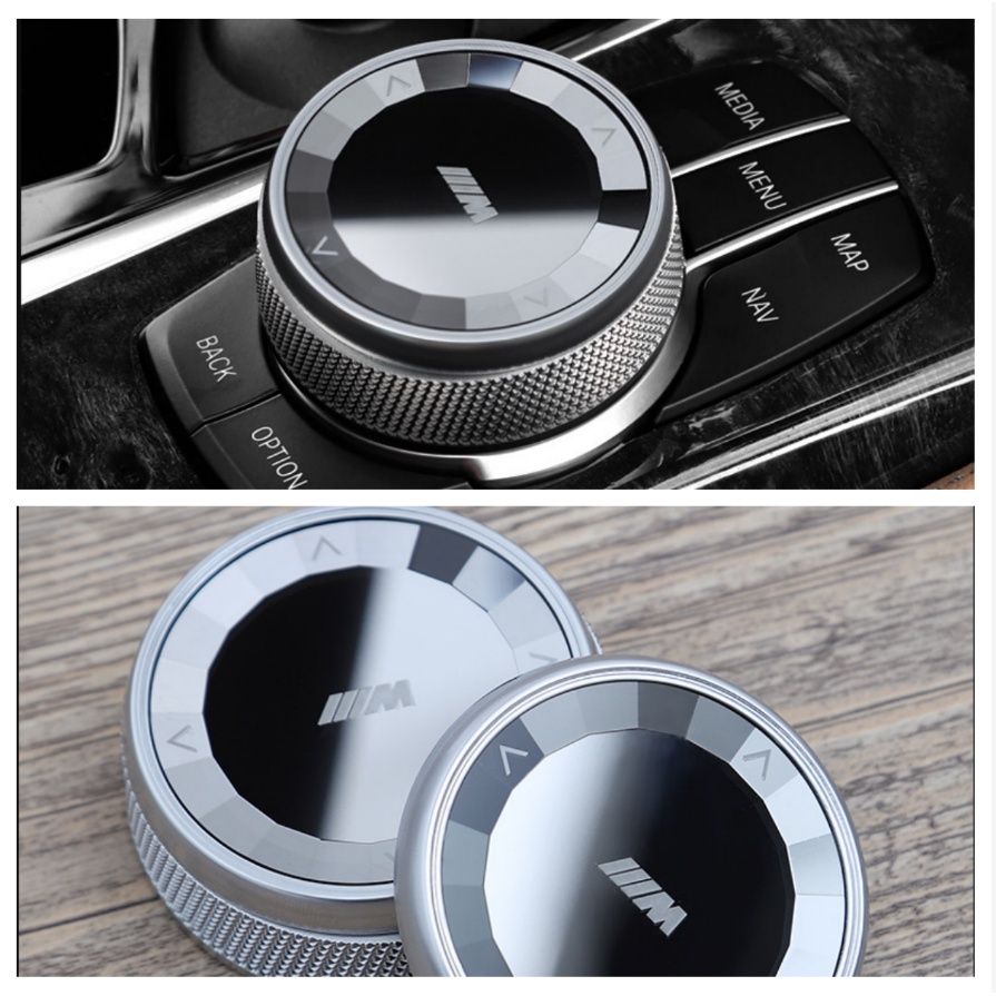 ฝาครอบปุ่มลูกบิดมัลติมีเดียรถยนต์ ประดับคริสตัล สําหรับ BMW New 3 5 Series E60 F20 E87 E90 E92 ...