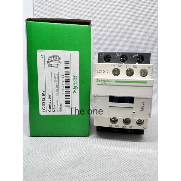 LC1D12M7 lc1d12 Contactor220V Schneider 50/60Hz5.5KW 220V | Shopee Thailand