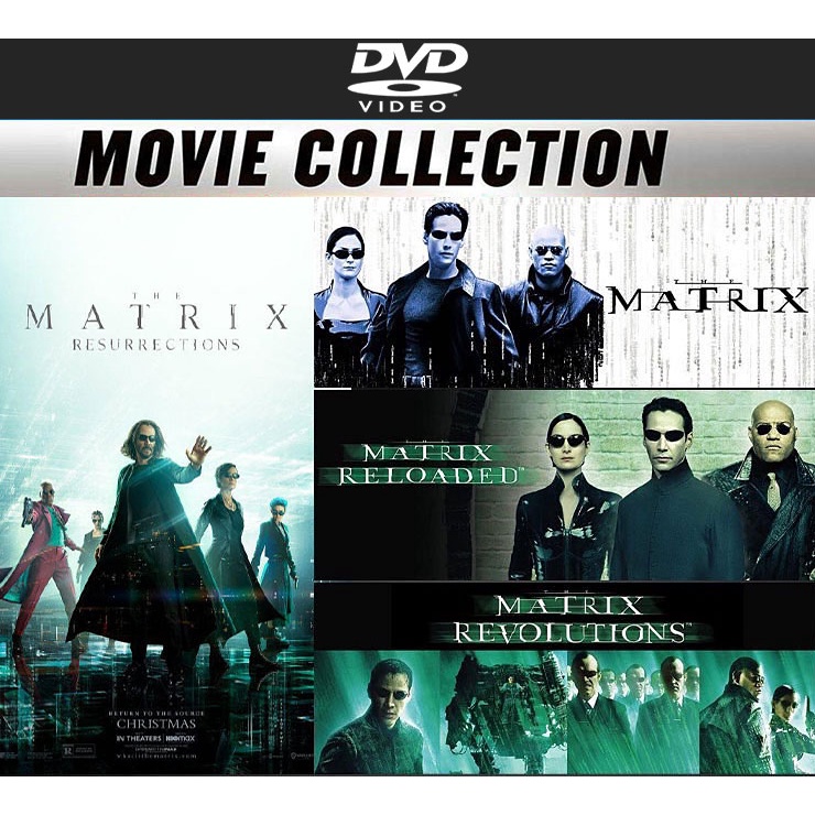 DVD หนัง The Matrix เดอะ เมทริคซ์ Collection | Shopee Thailand