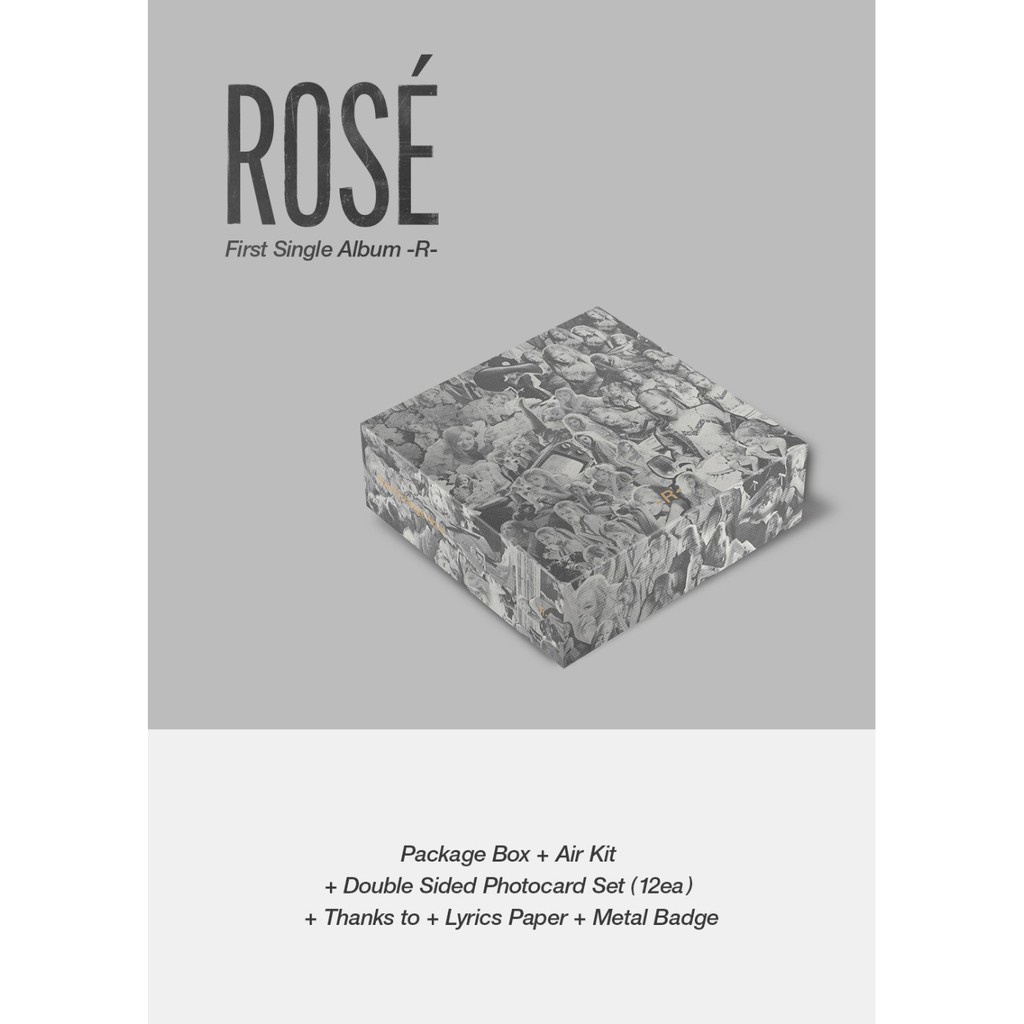 Rosé First Single Album -R- Kit Album | Shopee Thailand