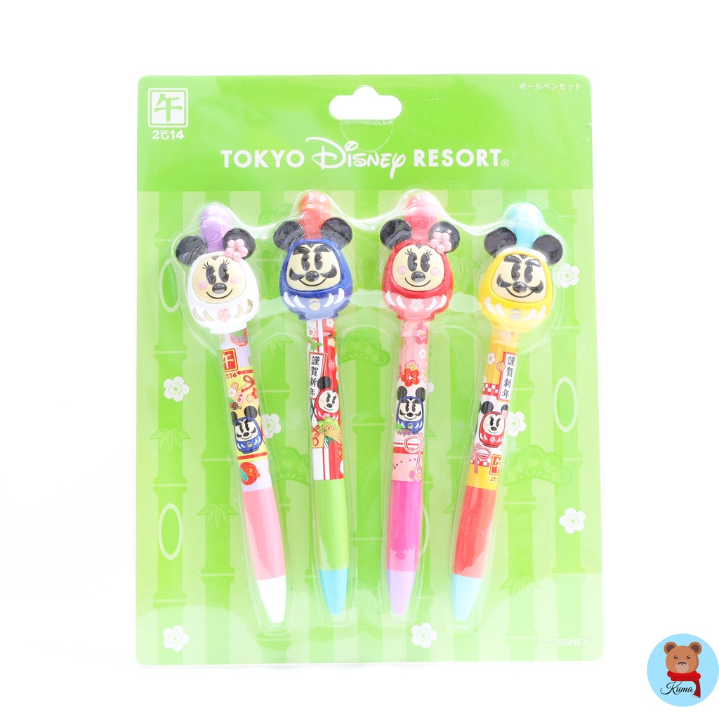 พร้อมส่ง set 1 daruma Tokyo Disney Resort Disney Mickey Mouse pen set ...
