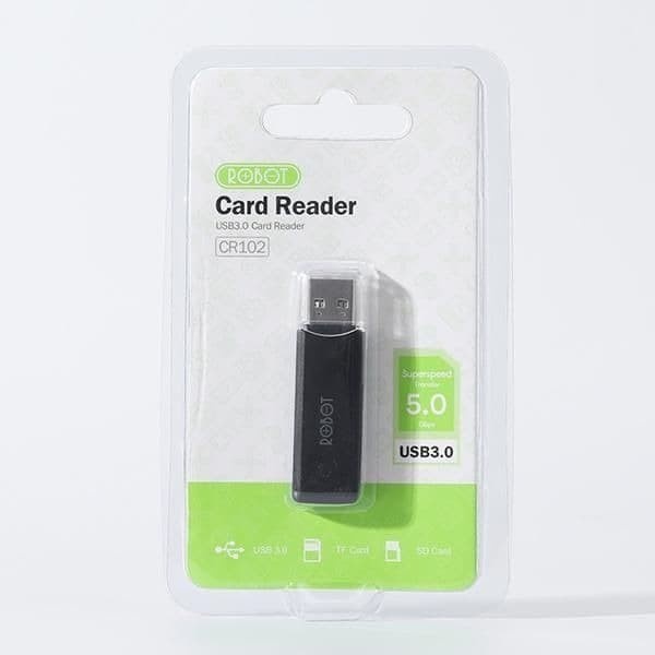 Robot CR102 การ์ด SD และการ์ดรีดเดอร์ Micro SD USB3.0 | Shopee Thailand