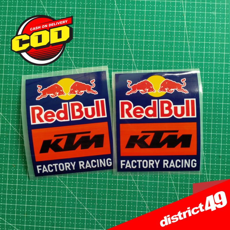 RED BULL KTM Logo Screen Printing - Logo Iron-On Screen Printing - T ...
