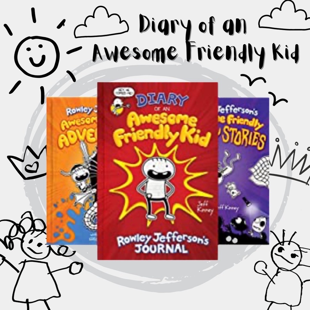 หนังสือชุด Diary of an Awesome Friendly kid หนังสือเด็กภาษาอังกฤษ ...