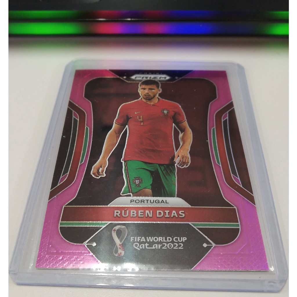 การ์ดฟุตบอล 2022 Prizm Fifa World Cup Ruben Dias Pink | Shopee Thailand