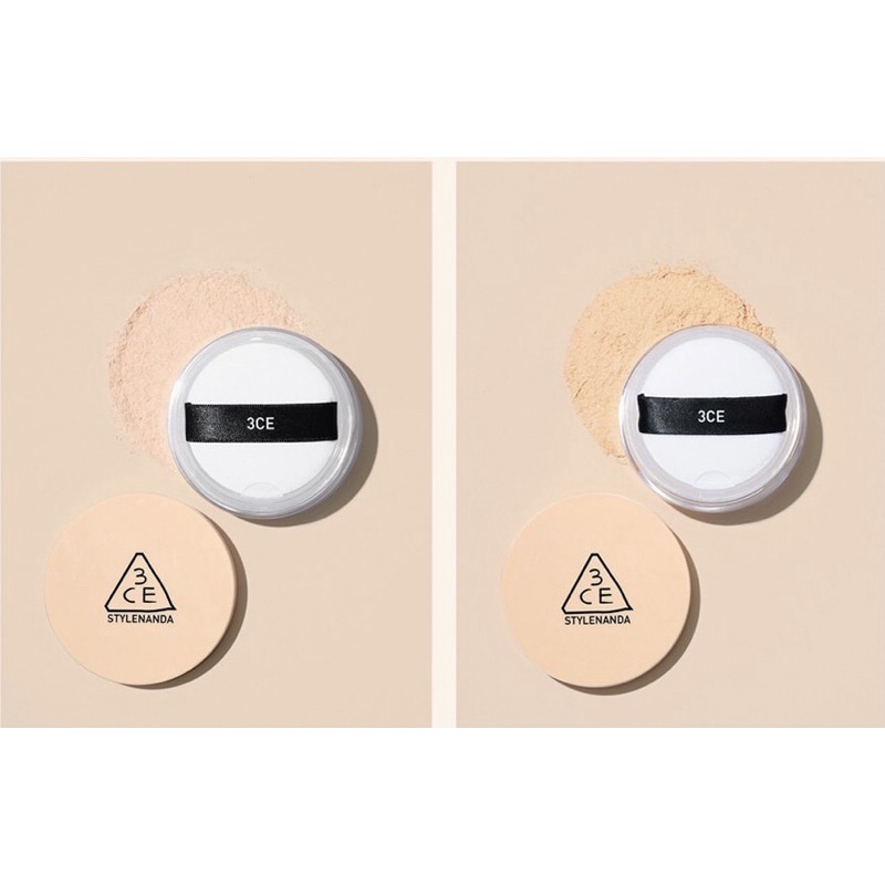( แท้💯 พร้อมส่ง ) 3CE NATURAL FINISH LOOSE POWDER | Shopee Thailand