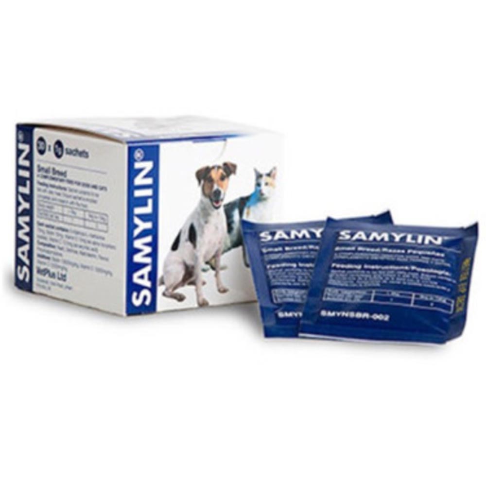 [VetPlus] SAMYLIN Small Breed for Dogs & Cats (30 Tablets/Sachets ...