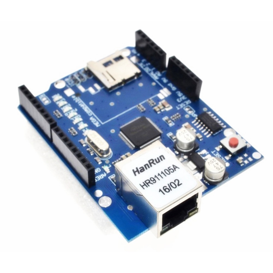 Ethernet Shield W5100 Network Expansion Board Module For Arduino Main ...