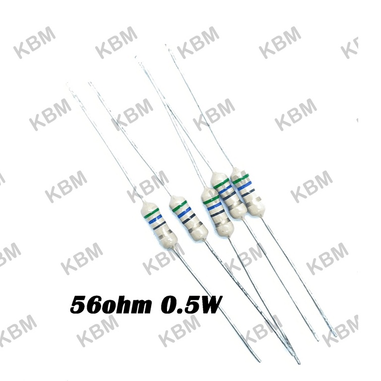 Resistor ตัวต้านทาน 56ohm 0.25W 0.5W 1W 2W 3W 5W 10W | Shopee Thailand