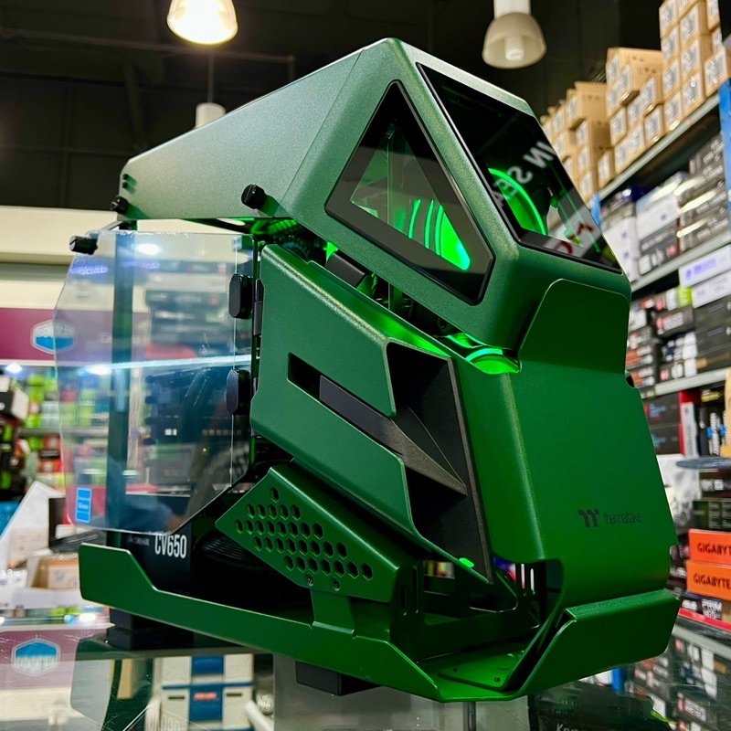 คอมพิวเตอร์สั่งประกอบ THERMALTAKE AH T200 RACING GREEN Set INTEL i5-12400F x INNO 3D RTX3050 ...