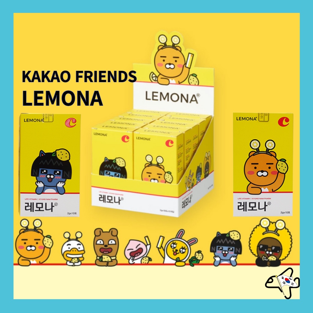 KAKAO FRIENDS Lemona/Lemona Vitamin C / วิตามินซีเกาหลี/KAKAO FRIENDS/ Lemona Powder Stick ...