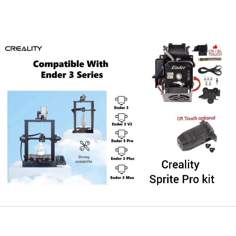 Creality Sprite Pro kit 300c including CR Touch.เข้ากันได้กับ Creality ...