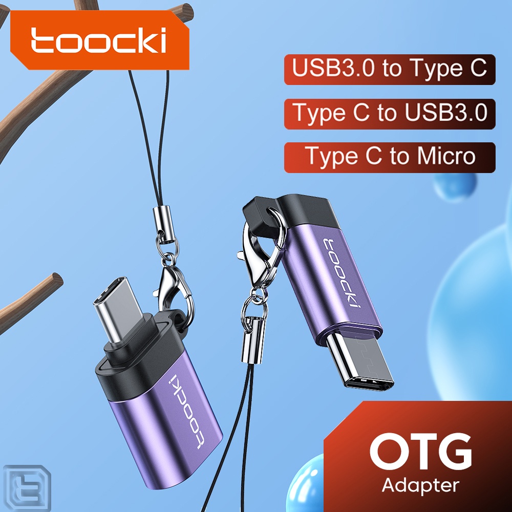 Toocki OTG USB 3.0 To Type C อแดปเตอร์ Type C To USB/Micro ตัวแปลง ...