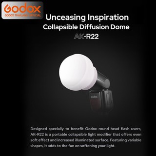 Godox Softbox AK-R22 Collapsible Diffusion Dome Kit ซ๊อฟบ๊อกทรงกลม ...