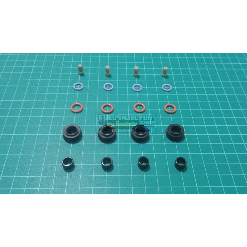 ชุดซ่อมหัวฉีดมาสด้า DENSO MAZDA 2 3 TOYOTA 4A 5S 7a กรองสแตนเลส รองรับน้ำมันE85 E20 91 95 1ชุด20 ...