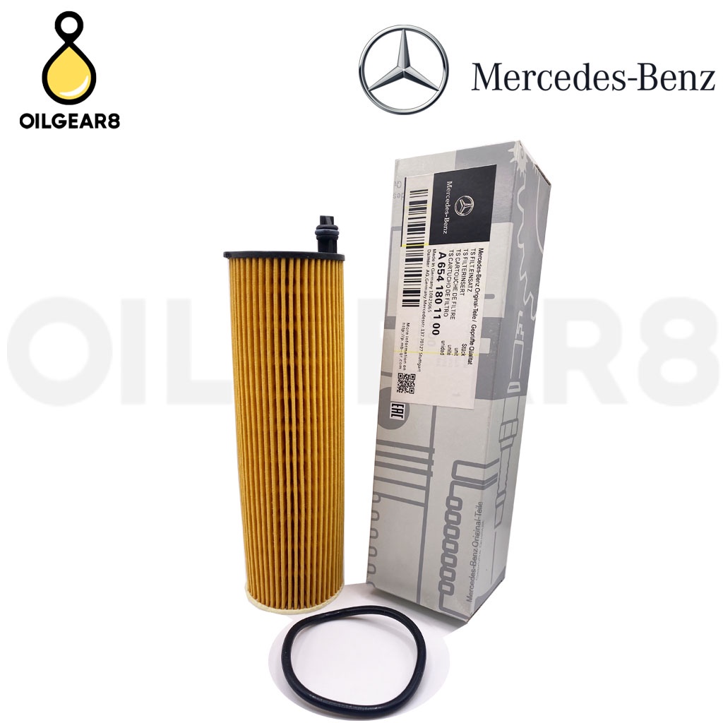 BENZ กรองน้ำมันเครื่อง M654 ดีเซล เบอร์ A 6541801100 A 6541840025 รุ่น ...