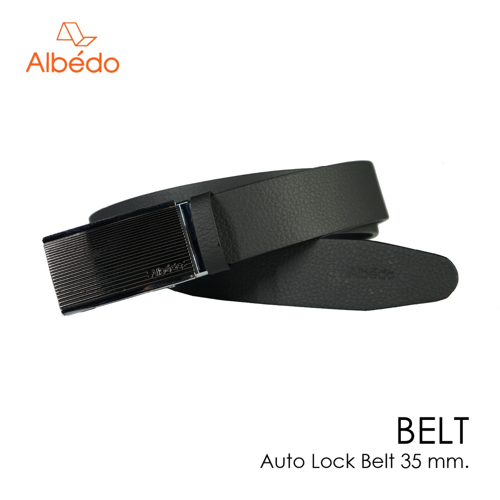 [Albedo] AUTO LOCK BELT 35 MM. เข็มขัดหัวออโต้ล็อค หนังแท้ - ABMI01999 ...