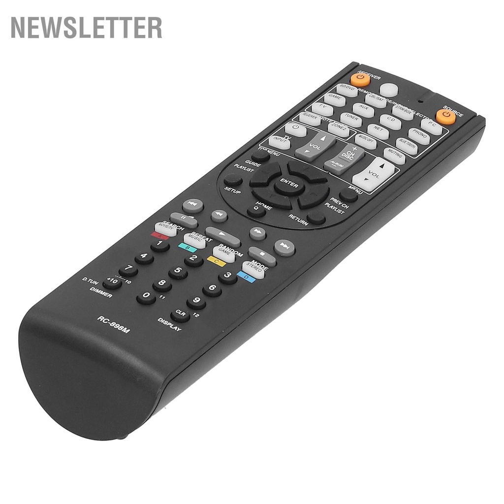 RC‑898M Remote Control Replacement Fit for Onkyo TX‑NR5008 / TX‑NR709 TX‑NR646 TX‑NR747 TX‑NR545 ...