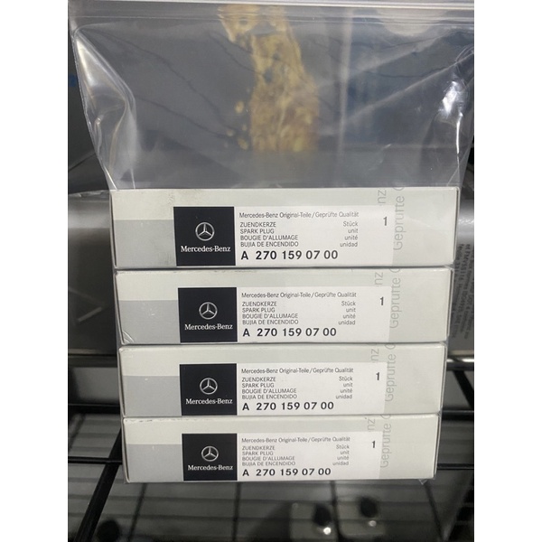 Spark plug หัวเทียน 4 หัว Benz แท้ สำหรับเครื่องยนต์ M270 M274 | Shopee ...