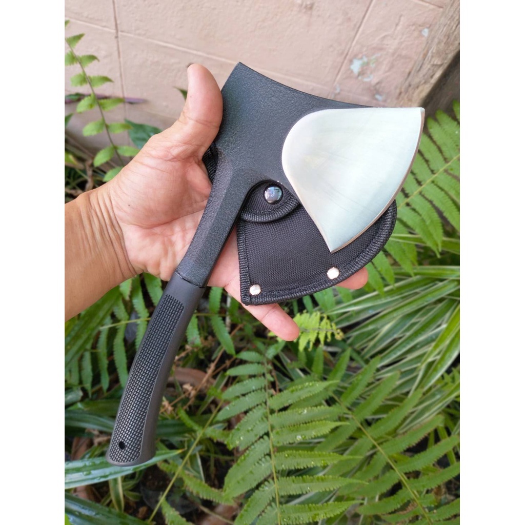 ขวาน JEEP fulltank คม 3.6’’ เหล็ก 4CR13 ด้ามหุ้มยาง ซองไนล่อน&พลาสติก | Shopee Thailand