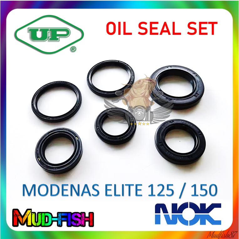 Modenas ELITE 125 150 ซีลน้ํามันเครื่อง และชุดแหวน (UP NOK) | Shopee ...