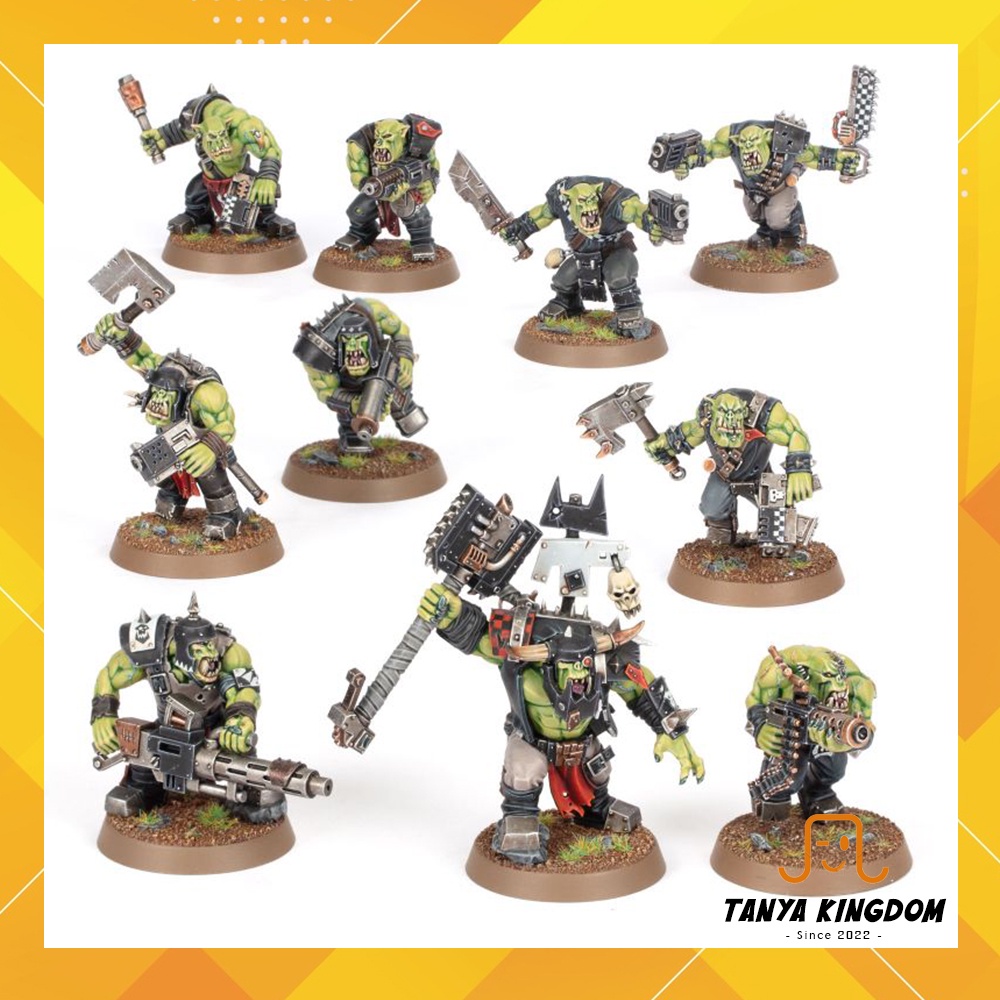 Warhammer 40k - Orks Boyz (10x) out-of-box ไม่มีกล่อง ORKS | Shopee ...